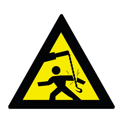 BEWARE OF A SWINGING OBJECT SAFETY SIGN (ZW 24) | Hashtag Signs