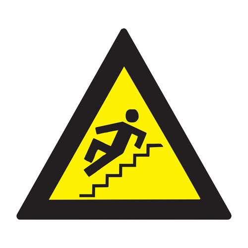 BEWARE OF SLIPPERY STEPS SAFETY SIGN (ZW 22) | Hashtag Signs