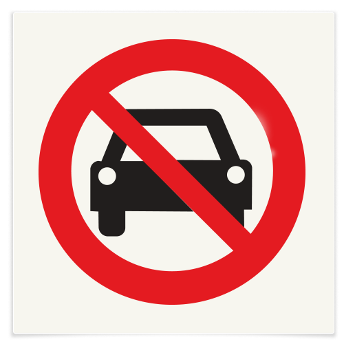 NO ENTRY FOR VEHICLES SAFETY SIGN (ZP 16) | Hashtag Signs