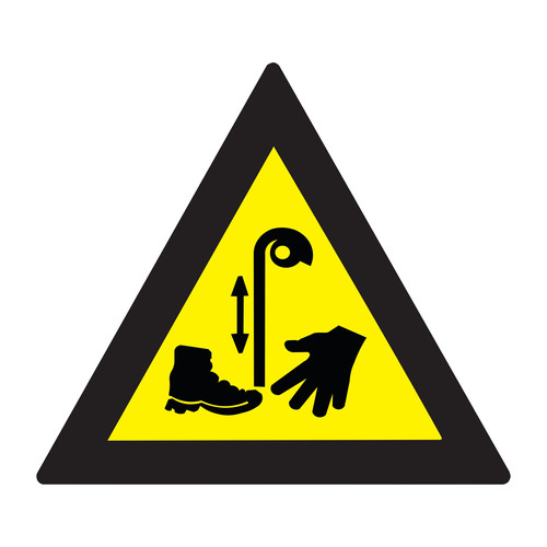BEWARE OF PULLEY SAFETY SIGN (ZW 37) | Hashtag Signs