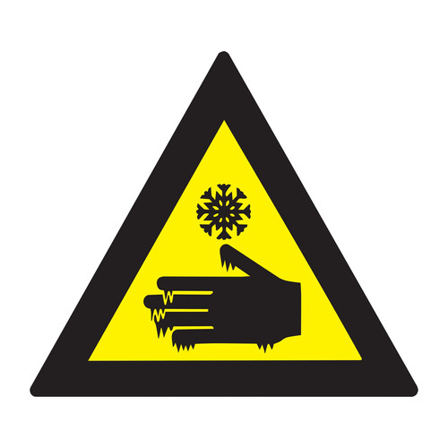 BEWARE OF COLD BURNS SAFETY SIGN (ZW 18) | Hashtag Signs