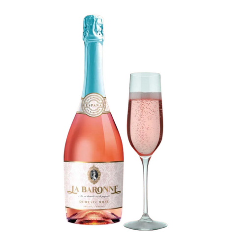 VINHO ESP. LA BARONNE DEMI SEC ROSE 750ML | Yury's Free Shop