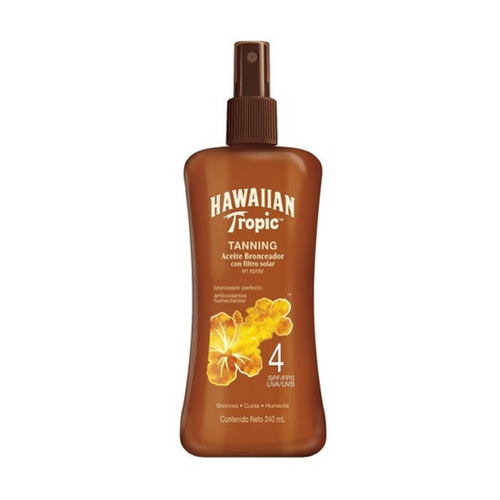 ÓLEO BRONZEADOR HT SPRAY FPS 4 240ML | Yury's Free Shop