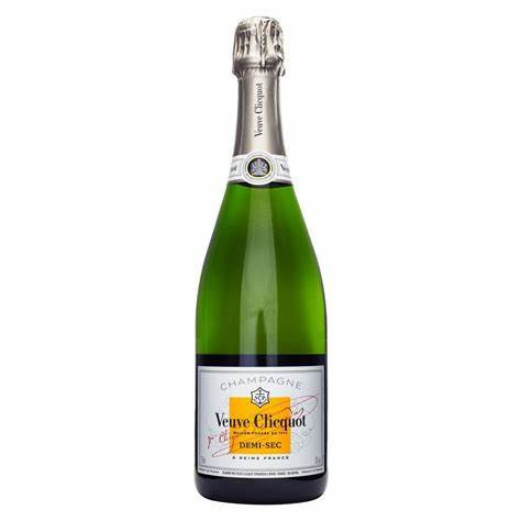 CHAMPAGNE VEUVE CLICQUOT DEMI SEC 750ML | Yury's Free Shop