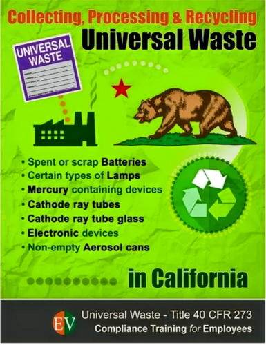 California Universal Waste Training Video