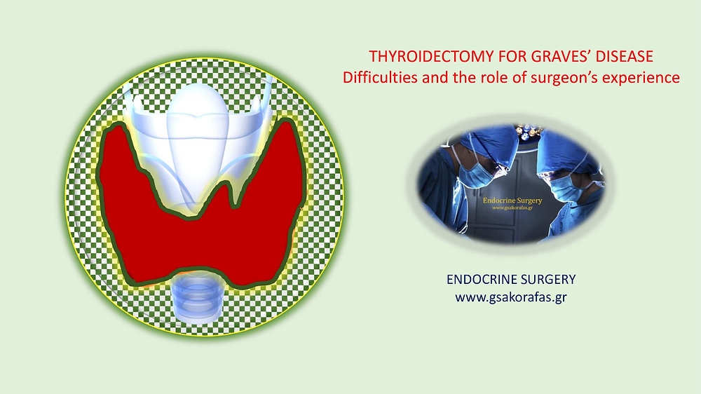 Thyroidectomy in patients with Graves disease – technical challenges ...