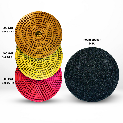 Kongcrete Polishing Diamond Kit to Remove Stains and Foam Spacer ...