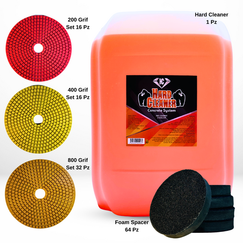 KIT Hard Cleaner, Diamond's, Foam Spaces | Kongcrete Supply