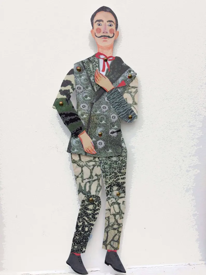 Salvador Dali Paper Puppetarticulated puppet | Coopers