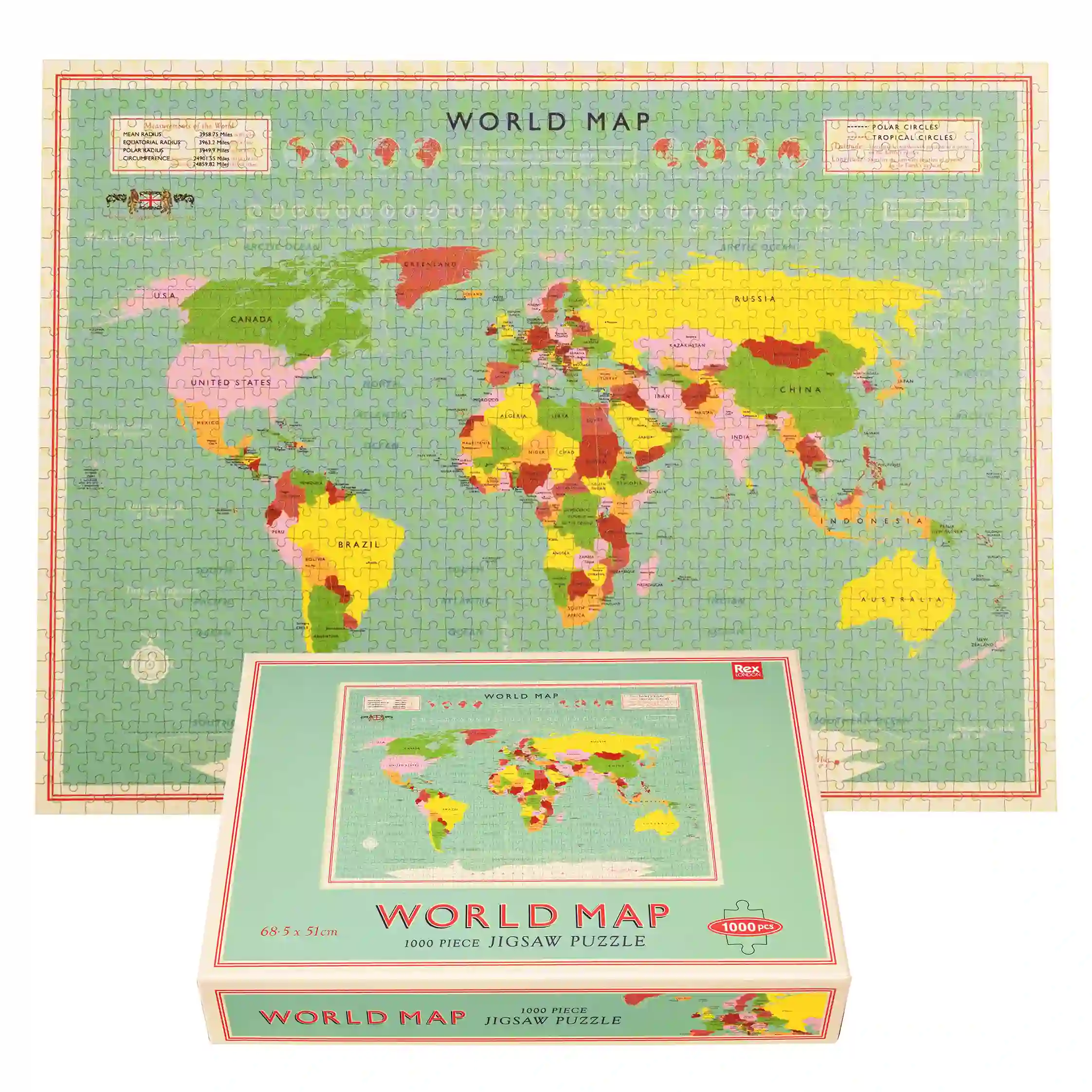 World Map Jigsaw Puzzle | Coopers