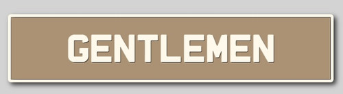 Gentlemen Sign | Coopers