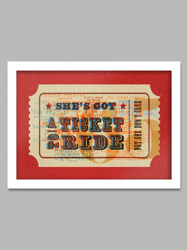 Ticket To Ride Print | Coopers