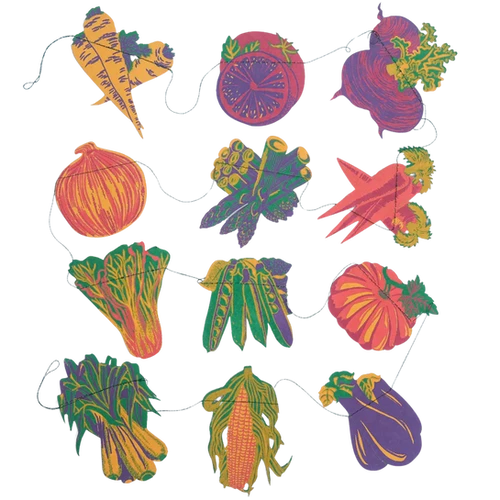 Paper Vegetable Garland | Coopers