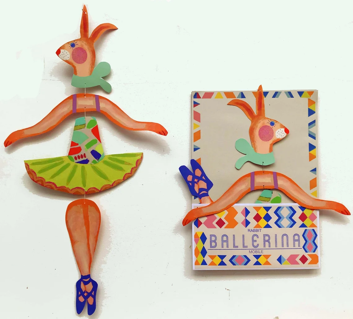 Rabbit Ballerina Mobile | Coopers