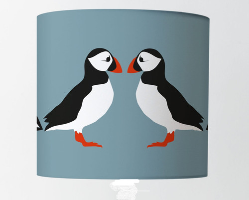 Puffins Design Lamp base Shade | Coopers