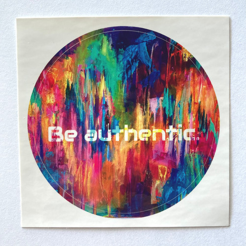 Be Authentic Sticker | Wildflower Whispers