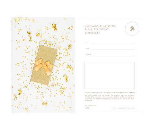Congratulations Gift Card | Carisma Aesthetics