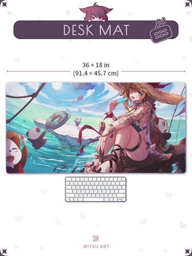 Pirate Sam Summer Bahroo - Desk mat | Mitsu Art