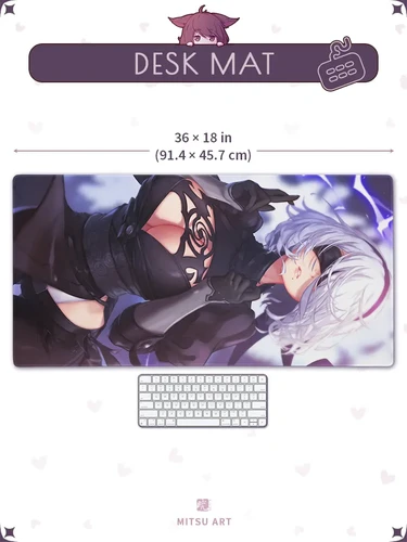 2B X Jujutsu Kaisen - Desk mat | Mitsu Art