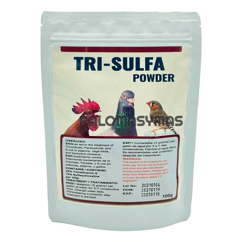 Tri-Sulfa Powder for Birds | GALLOSYMAS.COM