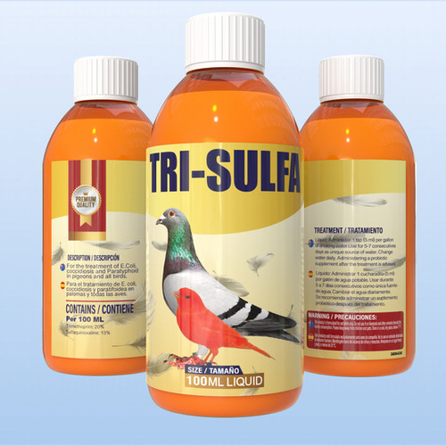 Tri Sulfa Liquid For All Birds | GALLOSYMAS.COM