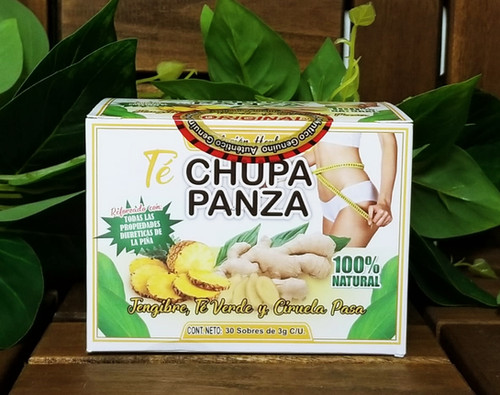 Té Chupa Panza 100% Natural Jengibre, Té Verde Ciruela, Piña Alcachofa ...