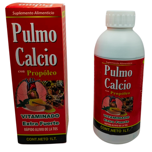 Pulmo Calcio con Propóleo Vitaminado Tonico 1lt. | Productos Naturales