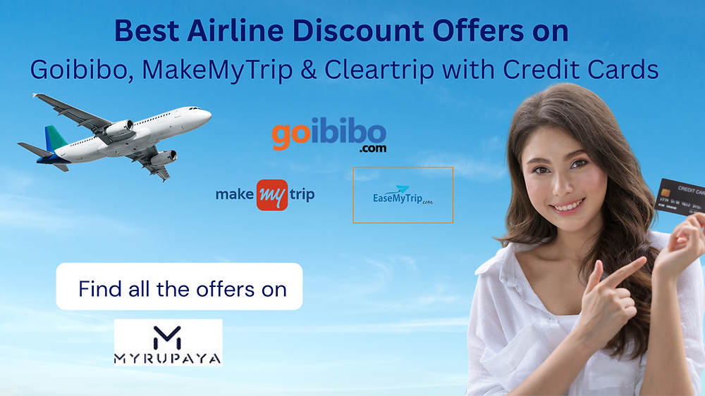 Best Airline Discount Offers on Goibibo, MakeMyTrip & Cleartrip with ...