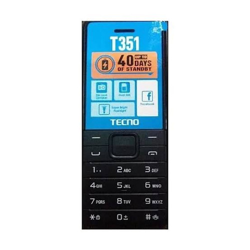 Tecno T351 1.77" Dual Sim With Camera & Super Bright Flashlight, Fm Loud Speaker | EzzyGadgetStore