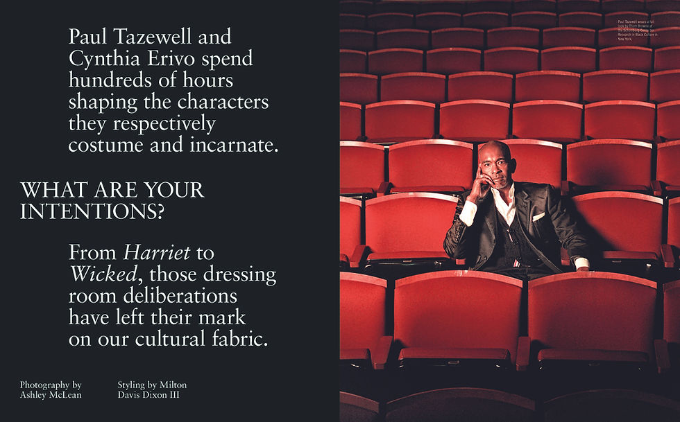 Cultured: Paul Tazewell and Cynthia Erivo Give Us an Exclusive Look ...