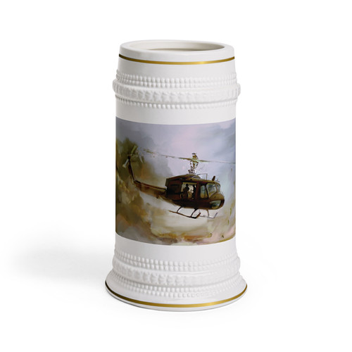 Vintage Helicopter Beer Stein Mug, Perfect for Aviation Lovers, Unique ...