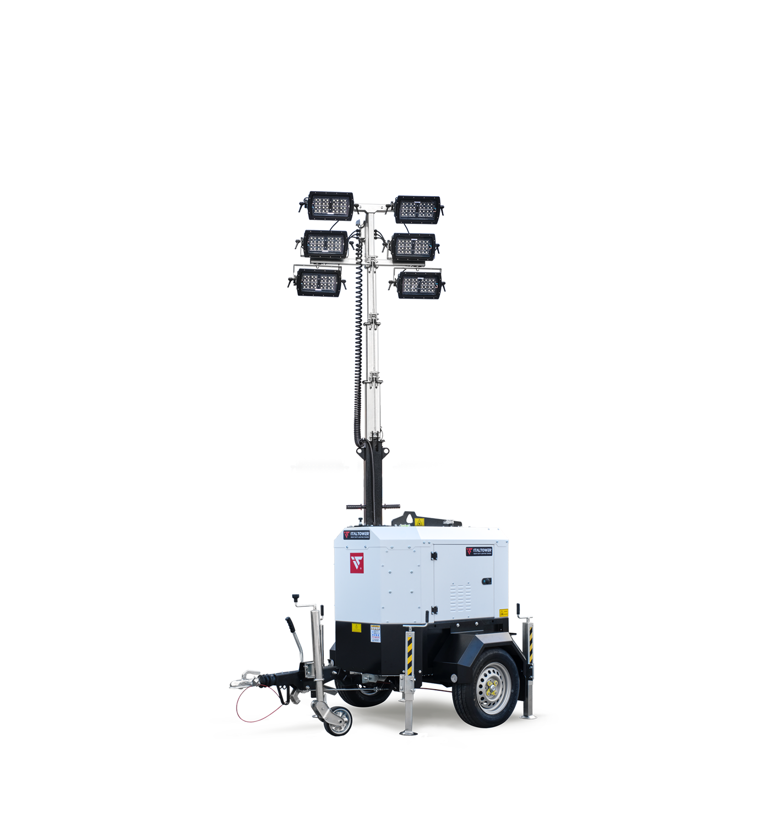 Mantis - Gen-set powered lighting towers | ITALTOWER - LED lighting towers