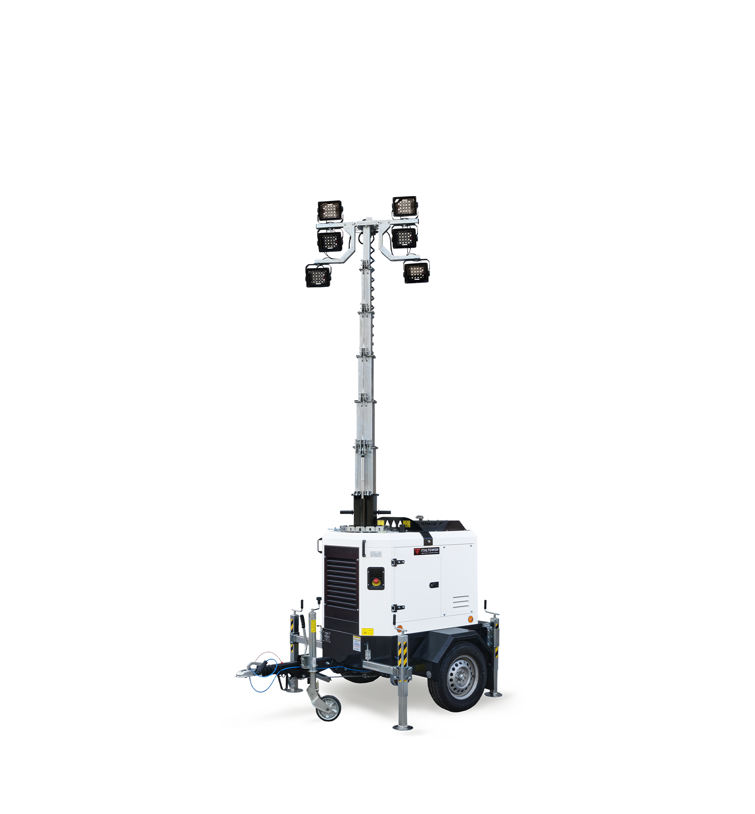 Datos técnicos Venus Hybrid - Torres de luz con baterías LED | Italtower