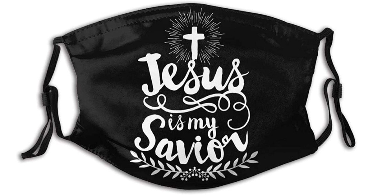 Jesus Is My Saviour Face Mask | Christian Accessories