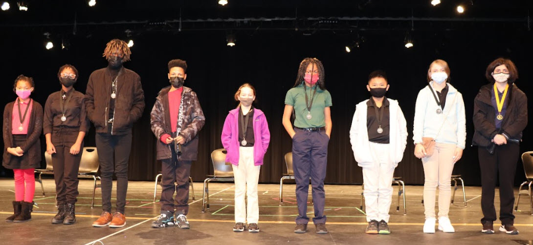 Spelling Bee Winners Recognized during Board Meeting