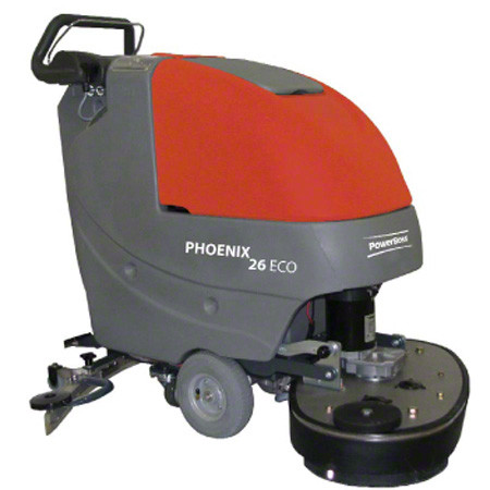 PowerBoss Traction Drive Floor Scrubber PHX26ECOQPG. AGM Batteries ...