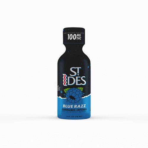 St Ides Shot Blue Razz 4oz 100mg | Humboldt's Premium A