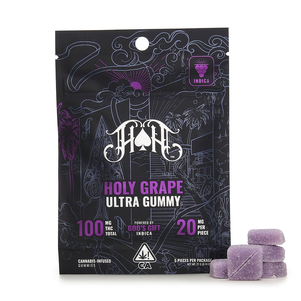 Heavy Hitters Gummy Pack Holy Grape (I) 100mg THC | Humboldt's Premium