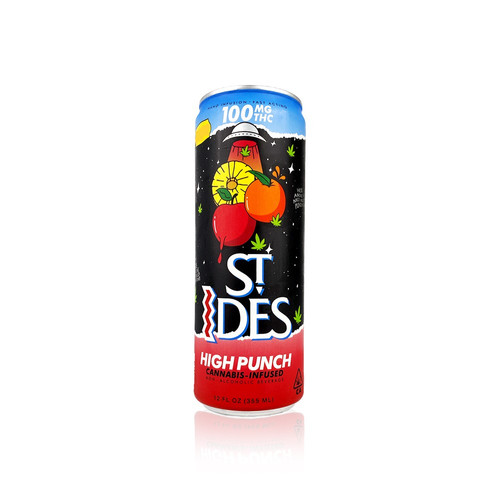 St Ides High Punch Fruit Punch 12 oz 100mg | Humboldt's Premium