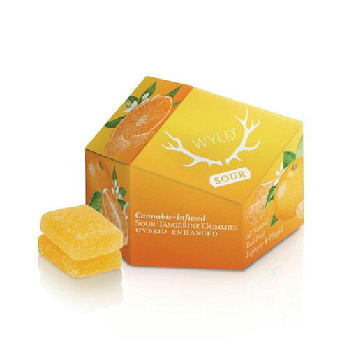 Wyld Gummy Pack THC Sour Tangerine (H) 100mgTHC | Humboldt's Premium