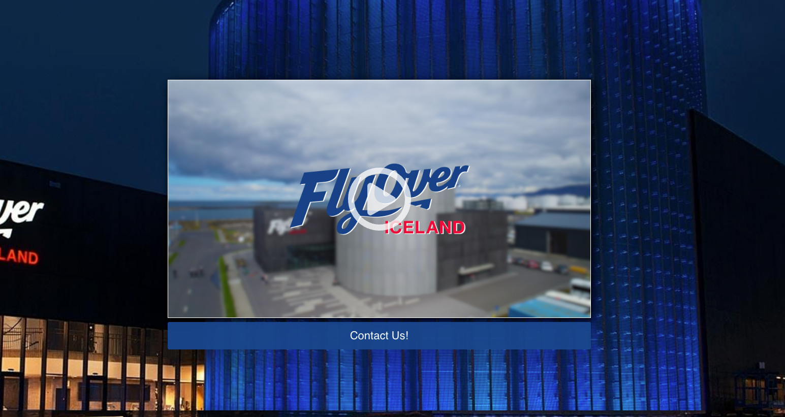 Fly over Iceland SMART Interactive
