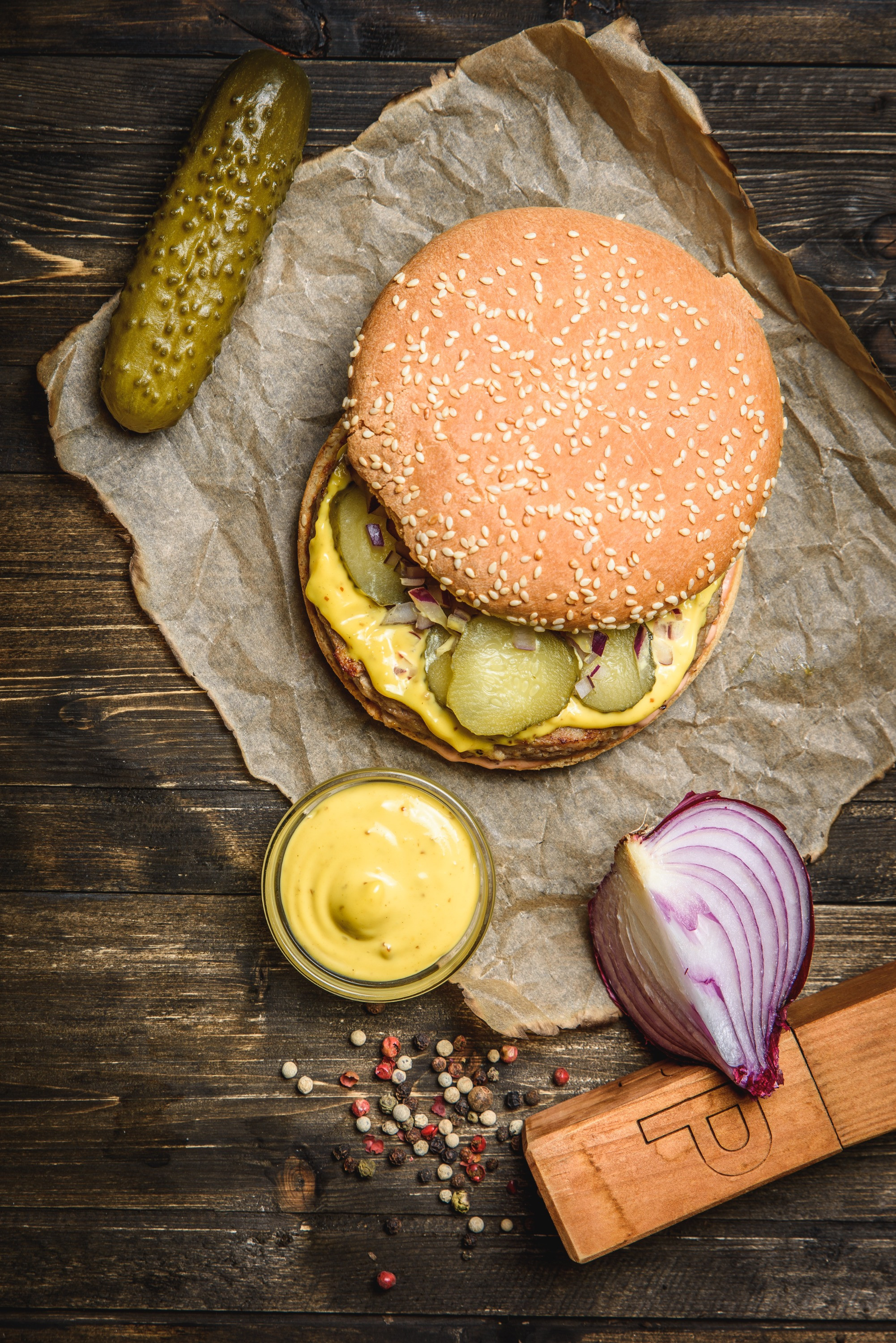 The Full Works Burger | Mrs Elswood