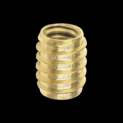 Inserti autofilettanti per plastica in ottone S10