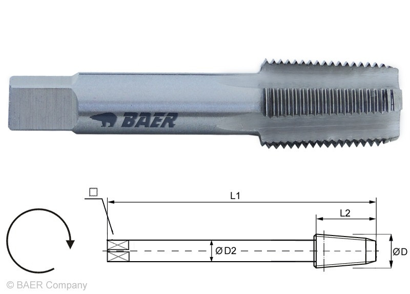 SHORT MACHINE Tap Form C, General use, NPS