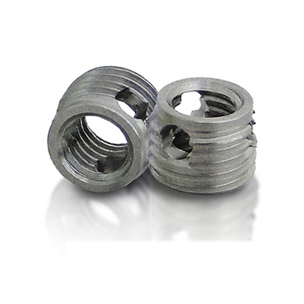 Stainless steel Self-tapping threaded inserts with tapping holes (short)