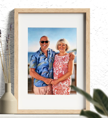 People Portrait (Graphite/Colour) | Grace Murray-Rowley