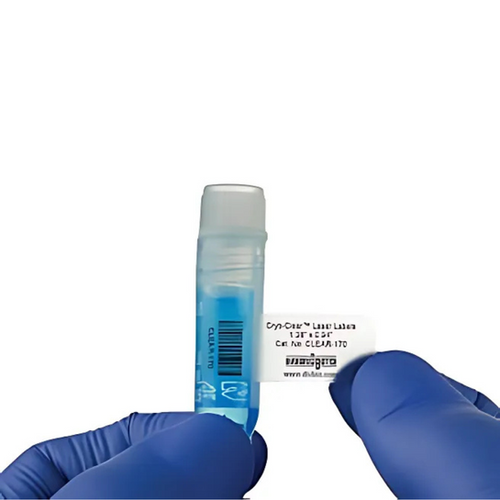 Cryo-Clear Laser Labels 1.28" x 0.50" 1,700/pk | Zans African Medical