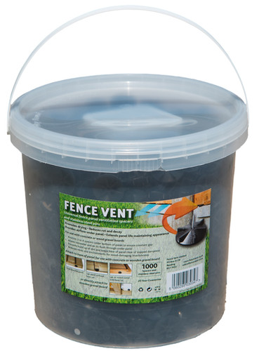 Fence Vent Discs x 1 Trade Bucket (1000 Discs and Pins) | Fence Vent