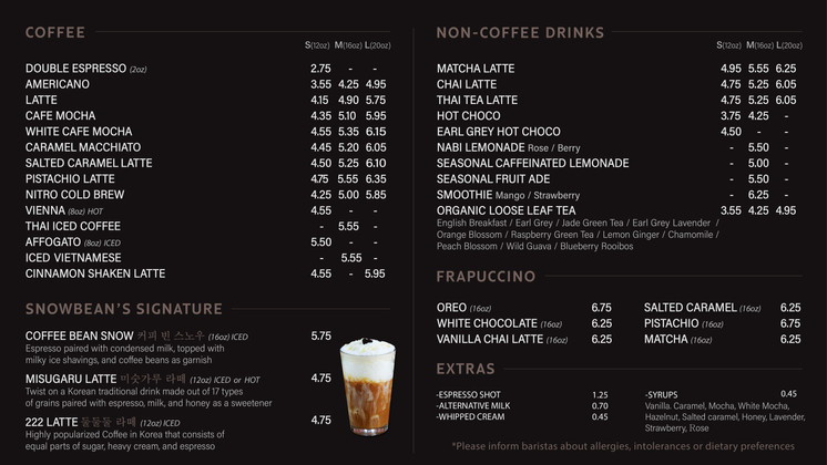 Snowbean Cafe | Izziban Sushi & BBQ