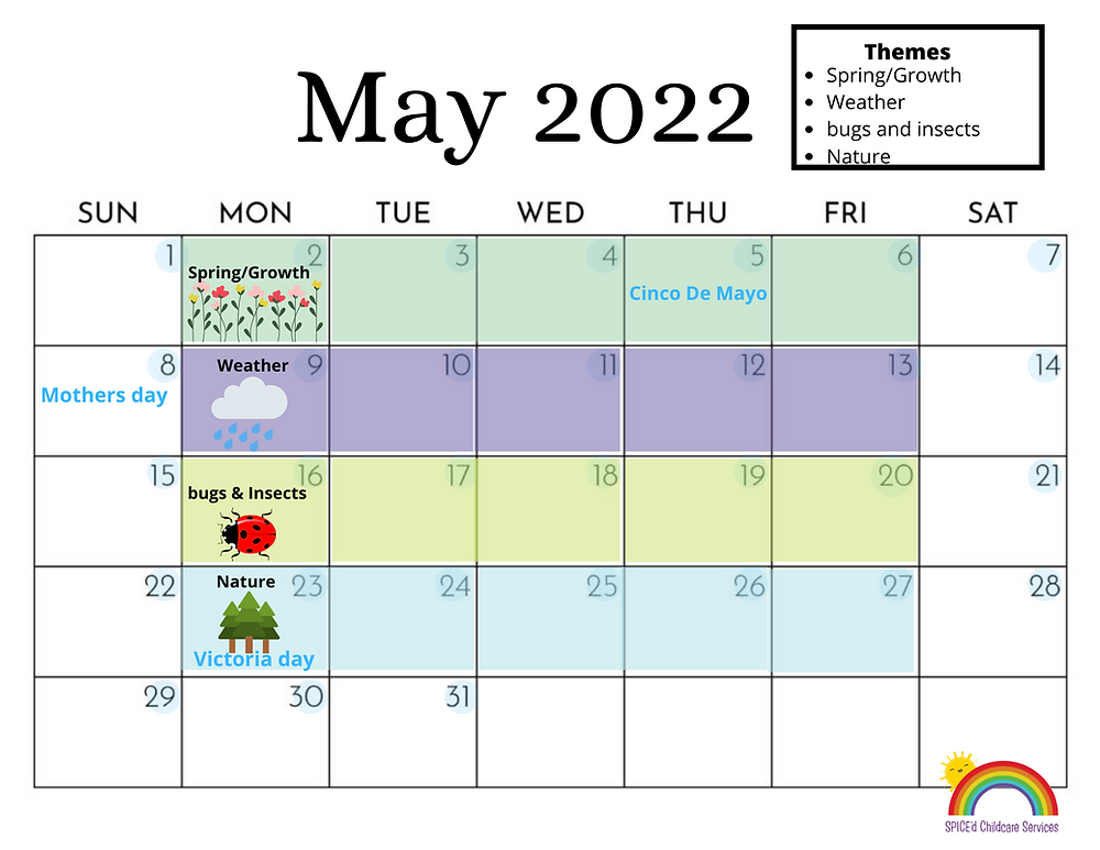 May Themes and Activities